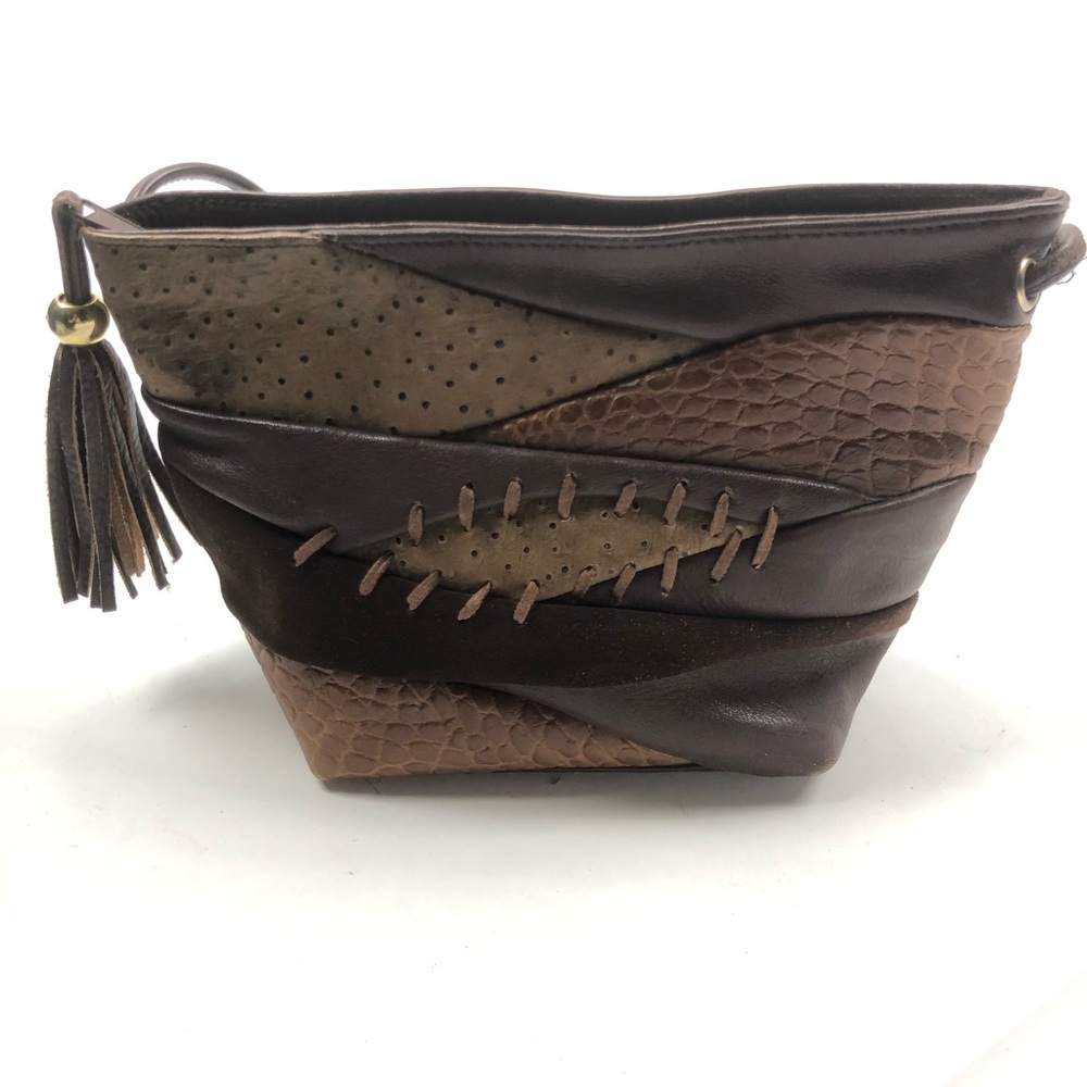 Portofino Collection Boho Multi Hue Patchwork Bag - Gem